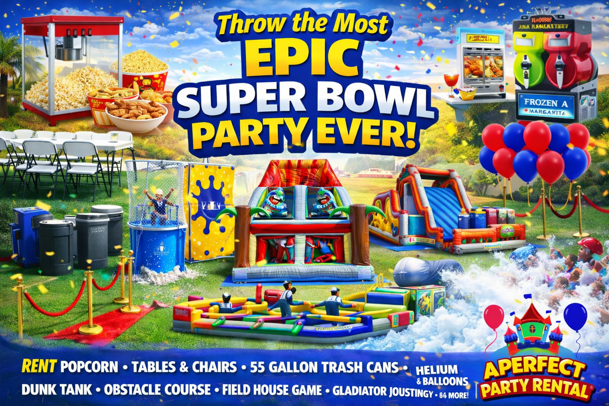 🏈 How to Throw the Most Epic Super Bowl Party Ever – A Perfect Party Rental