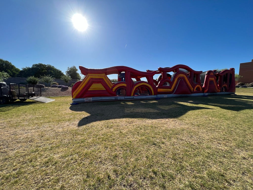 100' SHADOW INFLATABLE OBSTACLE COURSE RENTAL- Dry Only – A Perfect ...