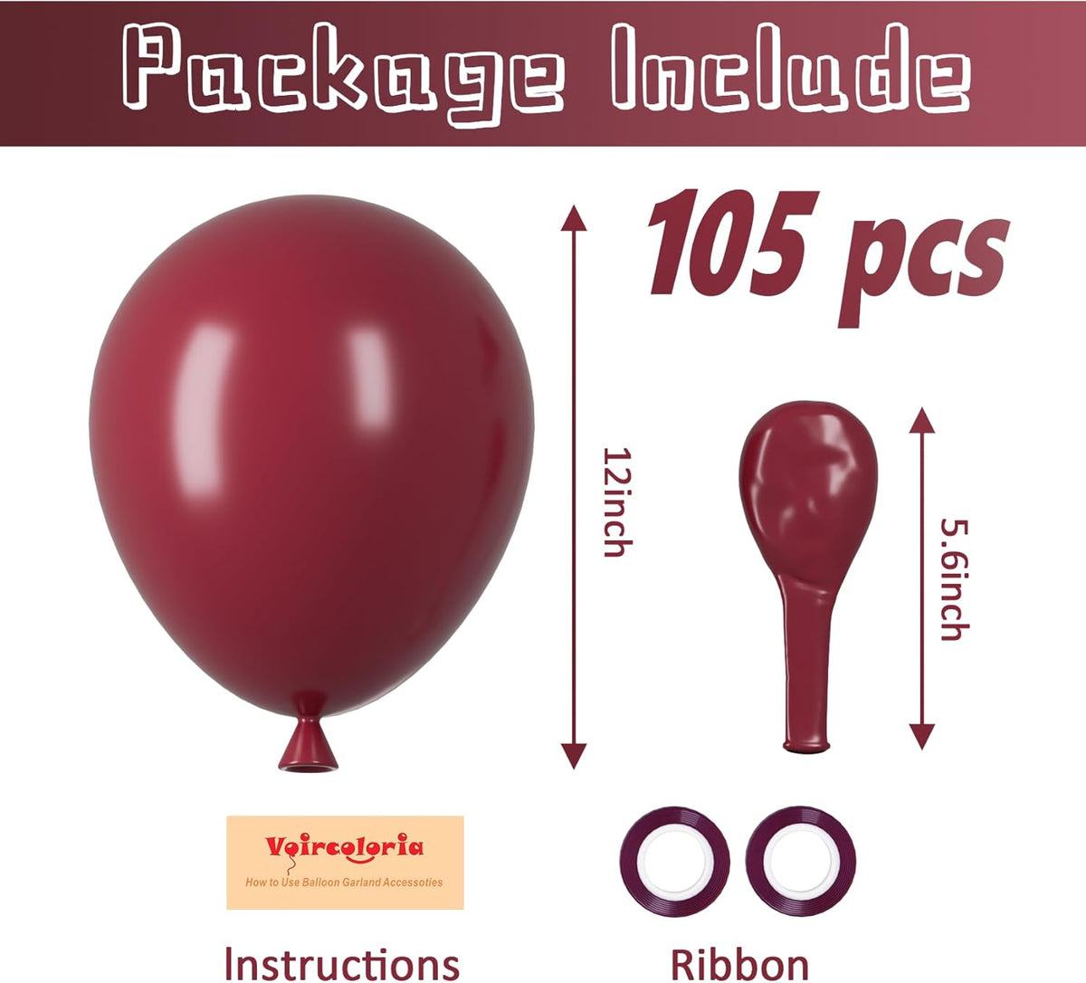 Maroon Party Balloons – A Perfect Party Rental