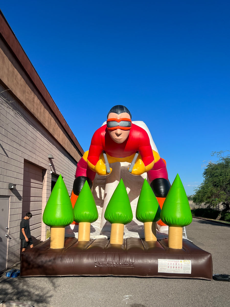 30' Downhill Ski Slide Dry ONLY – A Perfect Party Rental