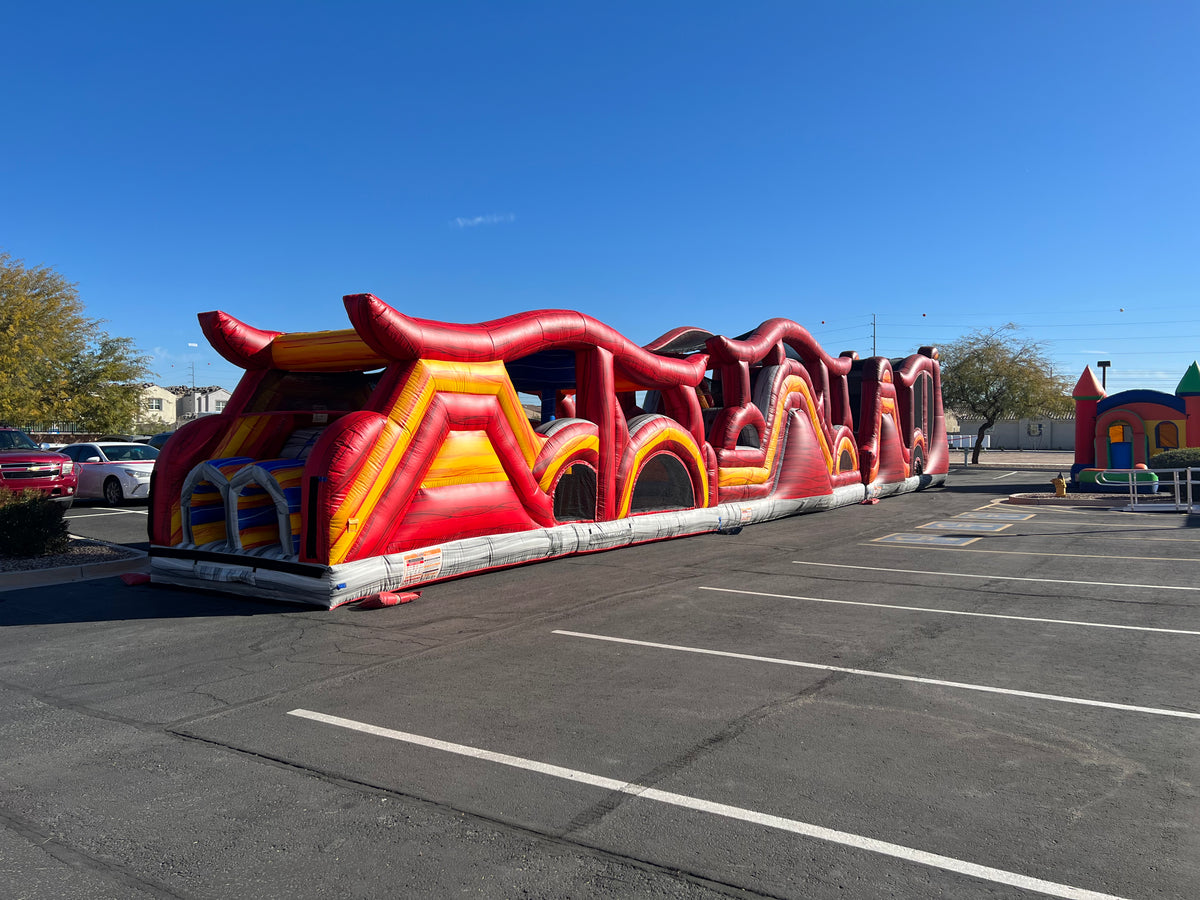 100' SHADOW INFLATABLE OBSTACLE COURSE RENTAL- Dry Only – A Perfect ...