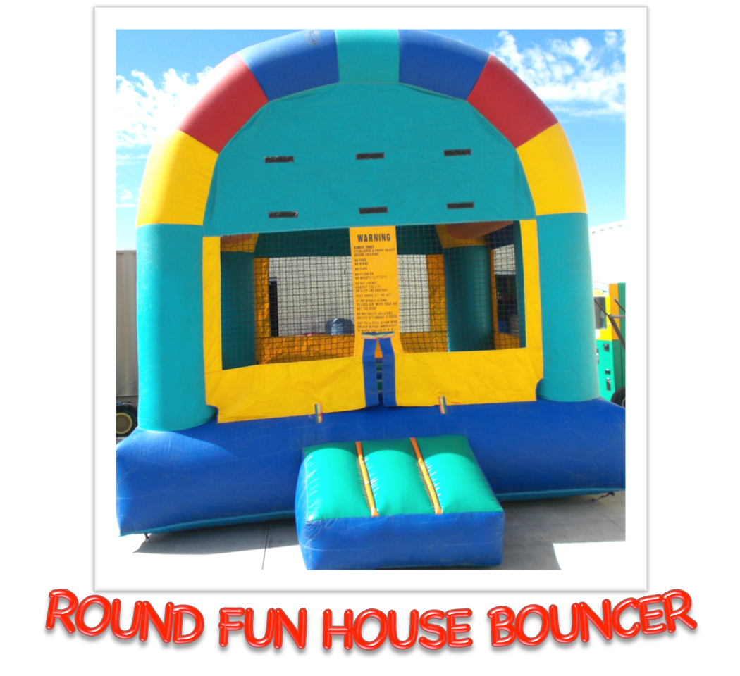 ROUND FUN HOUSE BOUNCER – A Perfect Party Rental